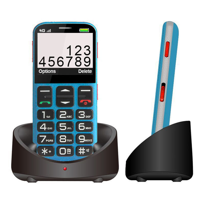 Big Button Mobile Phone with SOS Button (Blue) – Big Buttons New Zealand