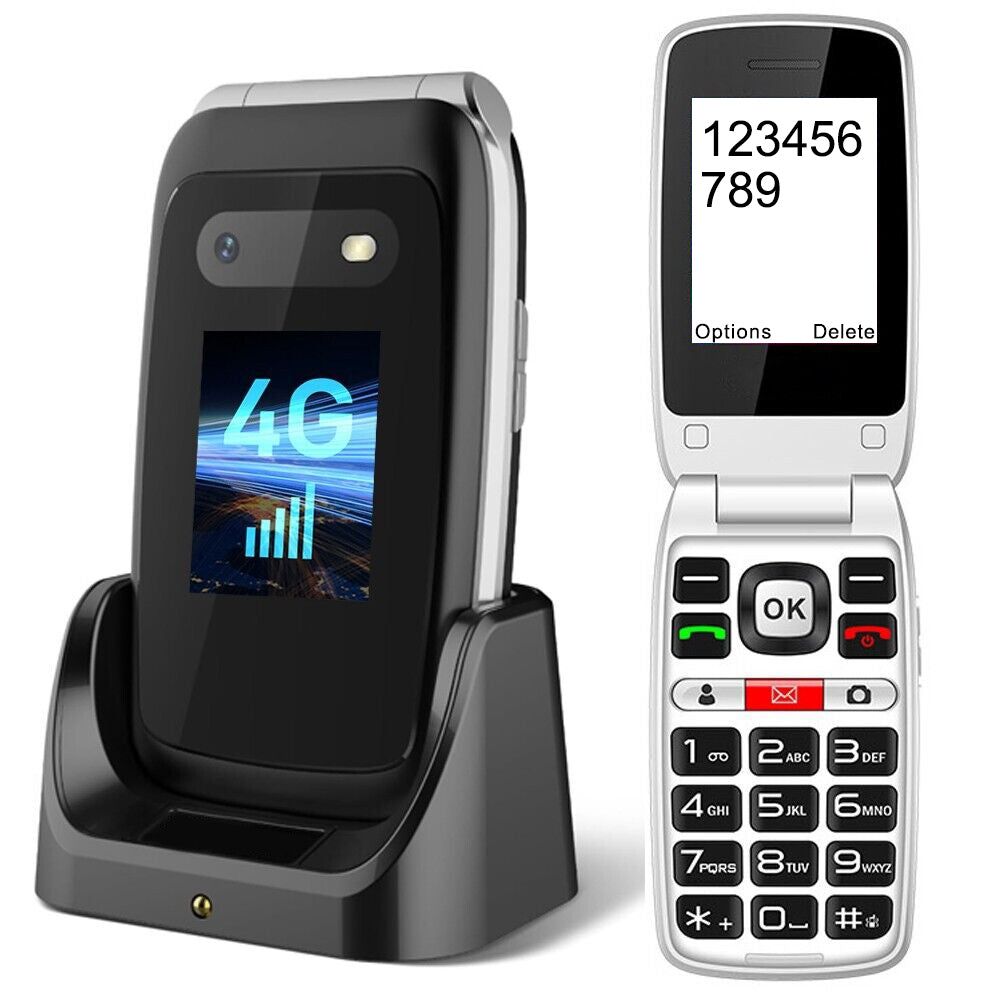 Big Button Flip Mobile Phone with SOS Button – Big Buttons New Zealand