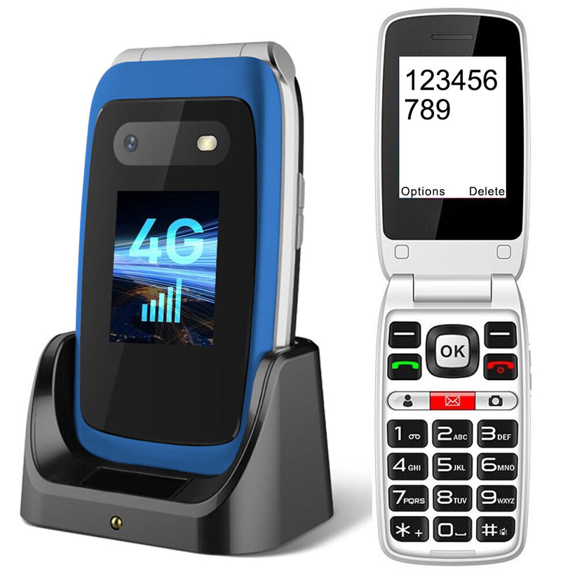 Big Button Flip Mobile Phone with SOS Button – Big Buttons New Zealand
